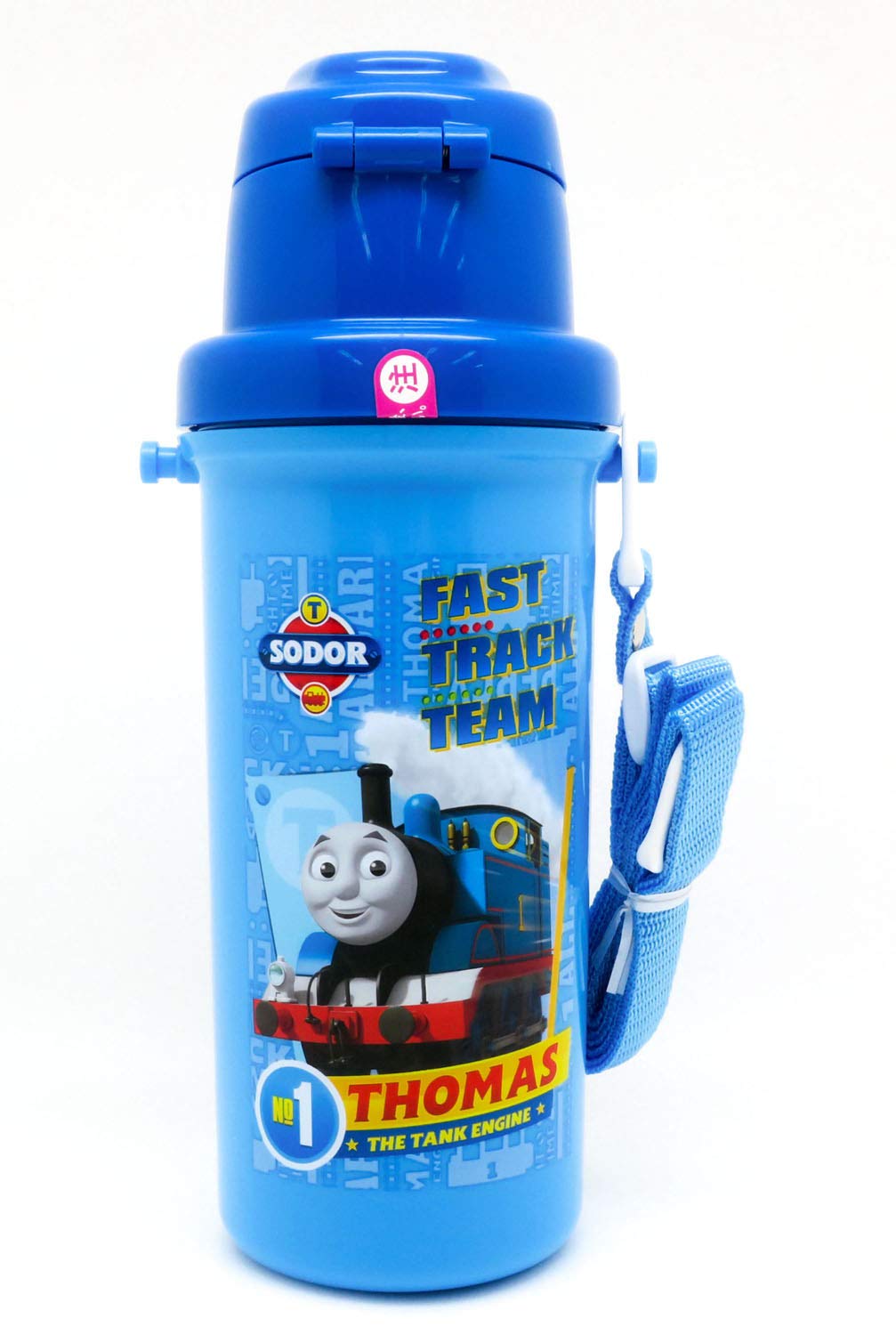 オーエスケー OSK SC-600B Thomas the Tank Engine Mug Bottle, Direct Drinking Water Bottle, 20.3 fl oz (600 ml), One-Touch Open, Wide Mouth, Made in Japan
