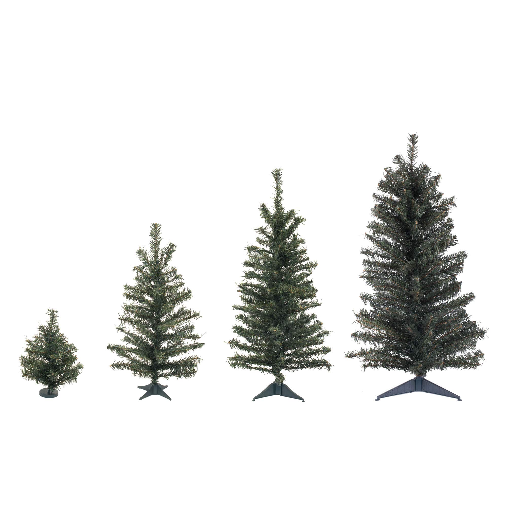 Vickerman 18" Canadian Pine Artificial Christmas Tree Unlit, Seasonal Indoor Home Decor