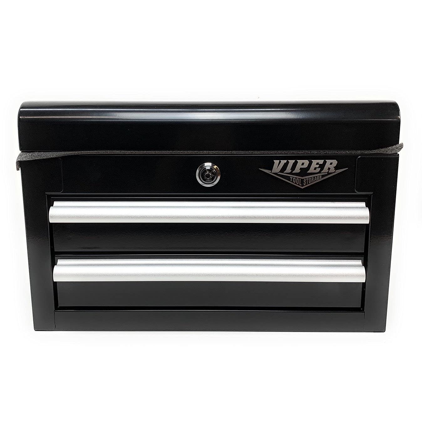 Viper Tool Storage V218MCBL 18" 2-Drawer Mini Chest, Black