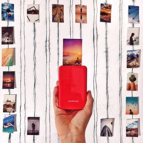 Zink Polaroid ZIP Wireless Mobile Photo Mini Printer (Blue) Compatible w/ iOS & Android, NFC & Bluetooth Devices