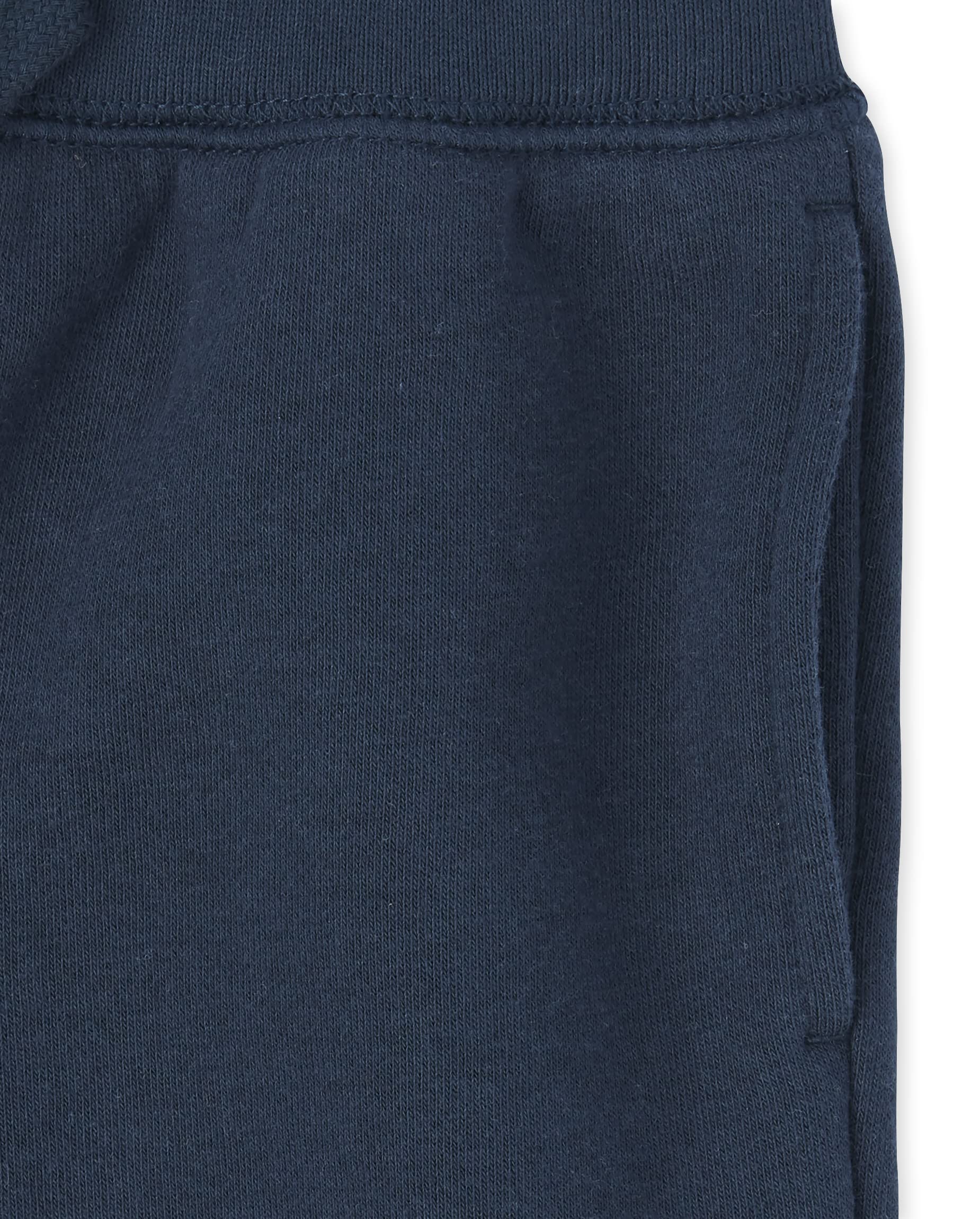 The Children's Place Baby Toddler Boys Active Fleece Jogger Pants, Black/Smoke Gray/New Navy 3 Pack, 3T