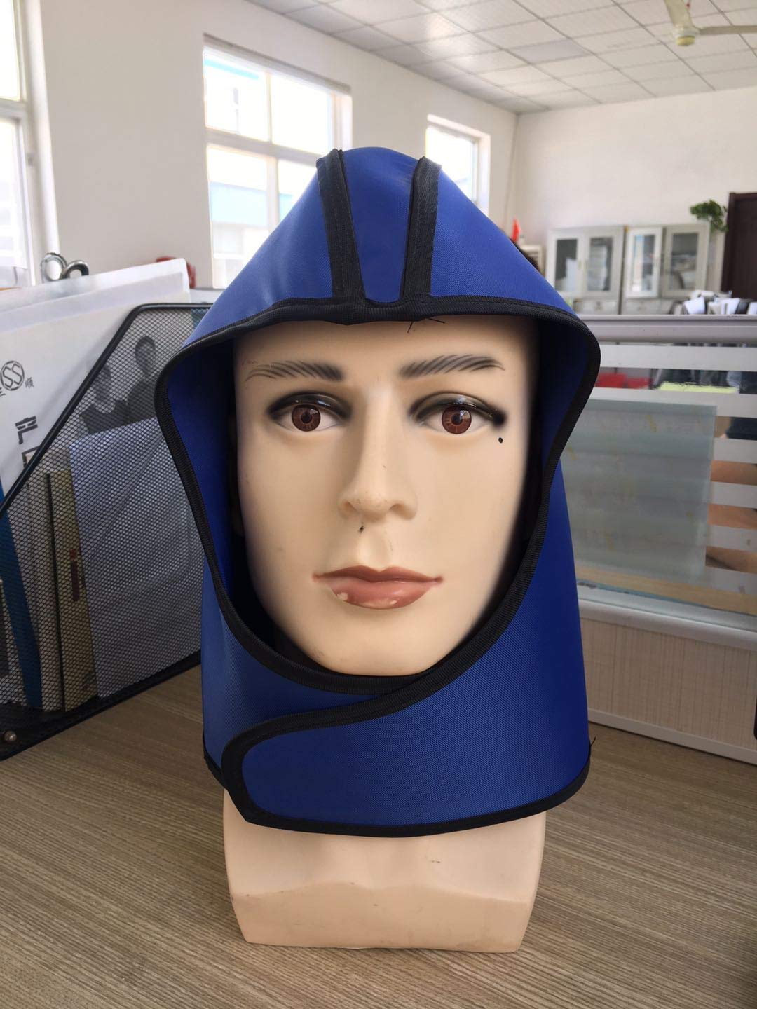 X-ray Protection Lead Cap Hood with Thyroid Shield,Radiation Safety Leaded Protector Hat, for X-Ray MRI CT, 0.5mm Pb