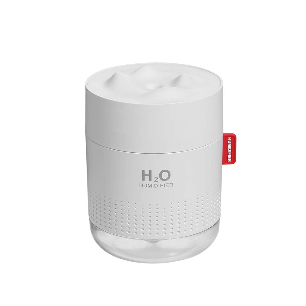 Snow Mountain H2O USB Humidifier - Pink Cool Mist Office Home Kitchen Table Small Cute