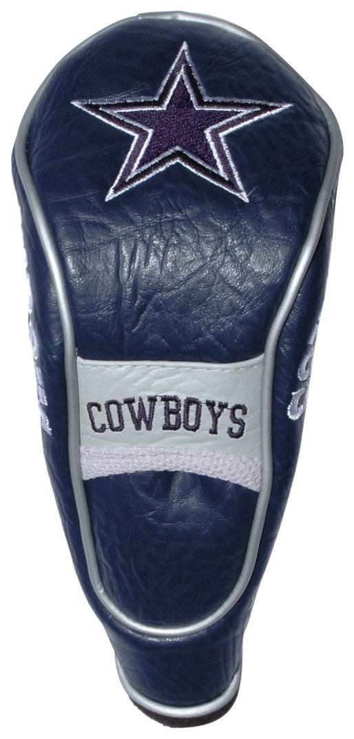 Team Golf NFL Dallas Cowboys Hybrid Head Cover Hybrid Golf Club Headcover, Hook-and-Loop Closure, Velour lined for Extra Club Protection