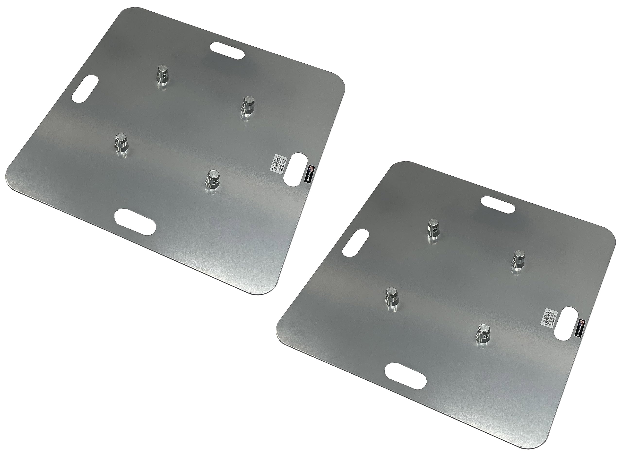 Two (2) Cedarslink 26"x26" Base Plates for 12"x12" Box Truss (11.42") With 2" Diameter Tubing Fits All Major Name Brands