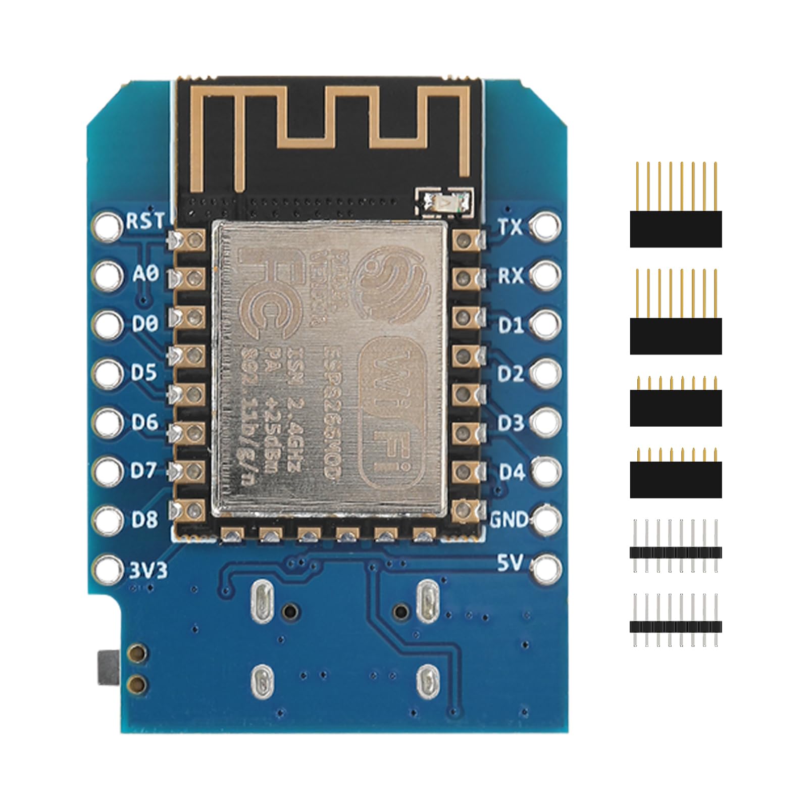 YEJMKJ D1 Mini NodeMcu ESP8266 Module Type-C USB ESP-12F WLAN WiFi Internet Development Board Base on ESP8266 ESP-12F Compatible with Arduino, WeMos D1 Mini
