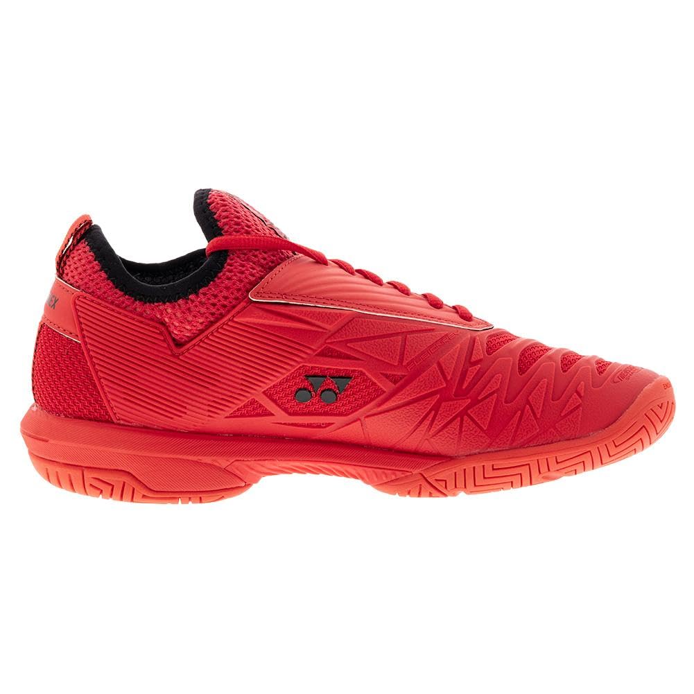 YONEX Men's Power Cushion Fusion Rev 3 Tennis Shoes (D, Navy Blue, Numeric_8)