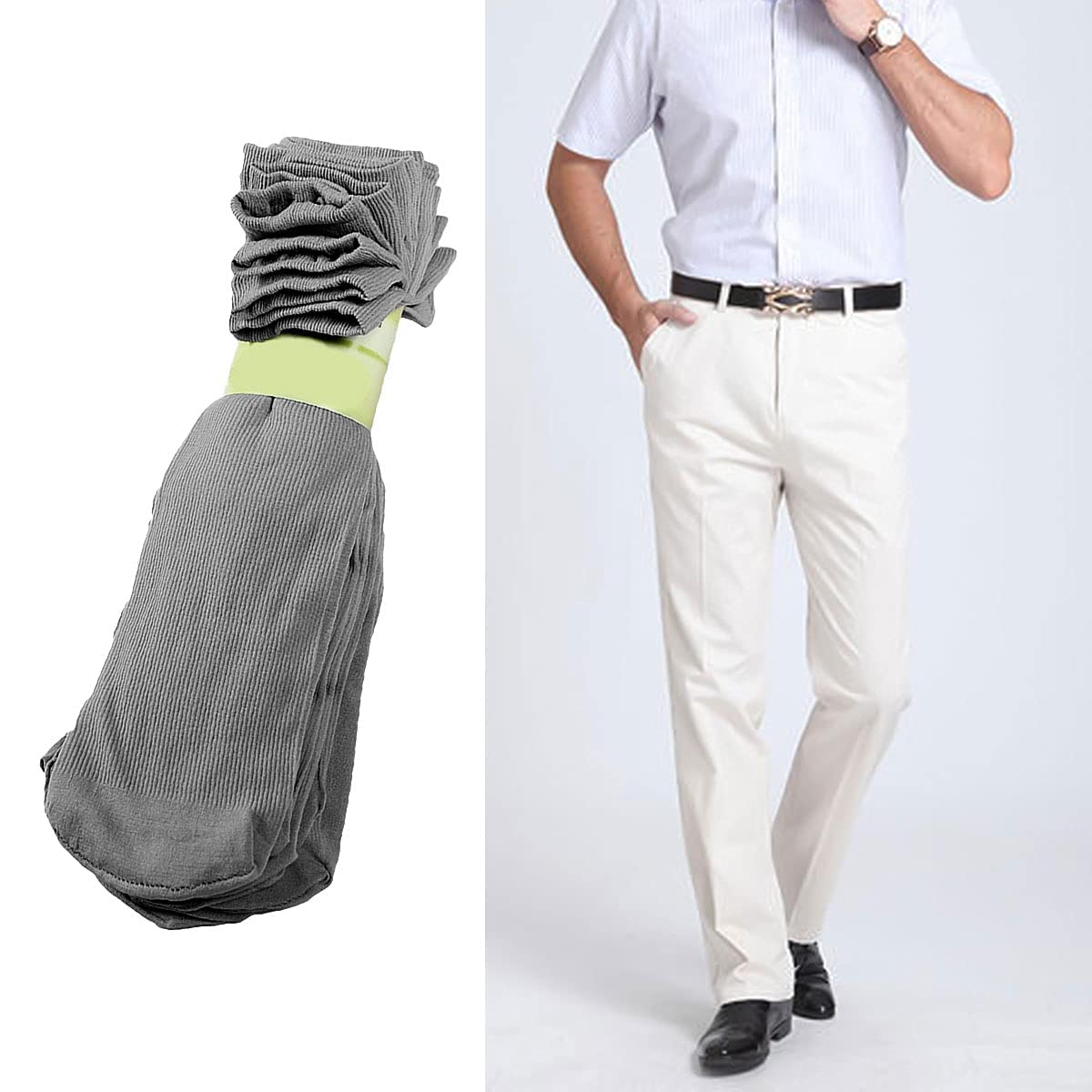 Tabpole mens 10 Pairs Try on Sanitary Disposable Thin Sox Low Cut Sports Tab Men's Socks, Light Grey, Medium