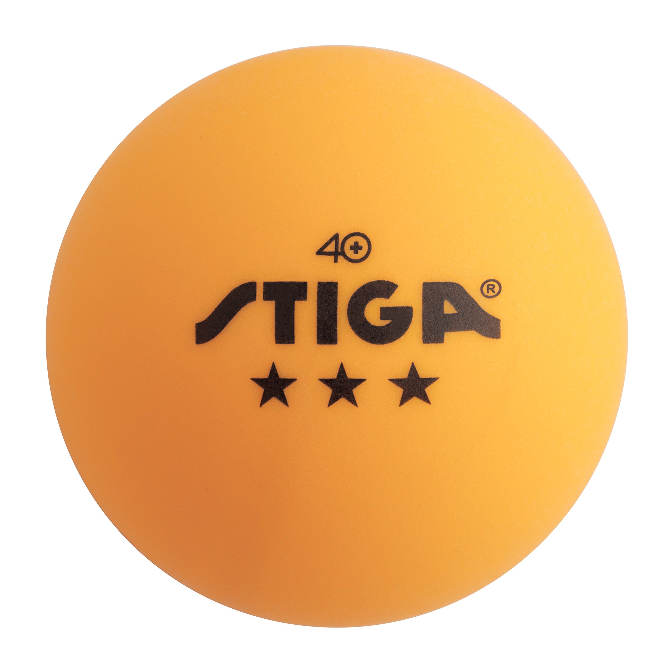 STIGA Tournament-Quality 3-Star Ping Pong Balls β Official Size and 40mm Weight β Ultimate Durability and High-Performance Table Tennis Balls β 6 Pack (Orange) - for Indoor/Outdoor Ping Pong Tables