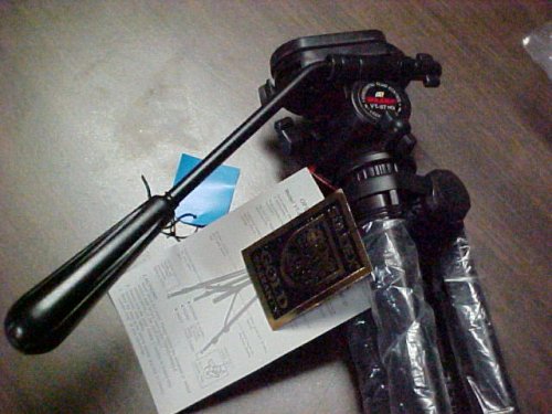 Solidex VT-87HQ Camera Camcorder TRIPOD Super Heavy Duty Panhead 62 Inch Height. 100% Fluid Head.