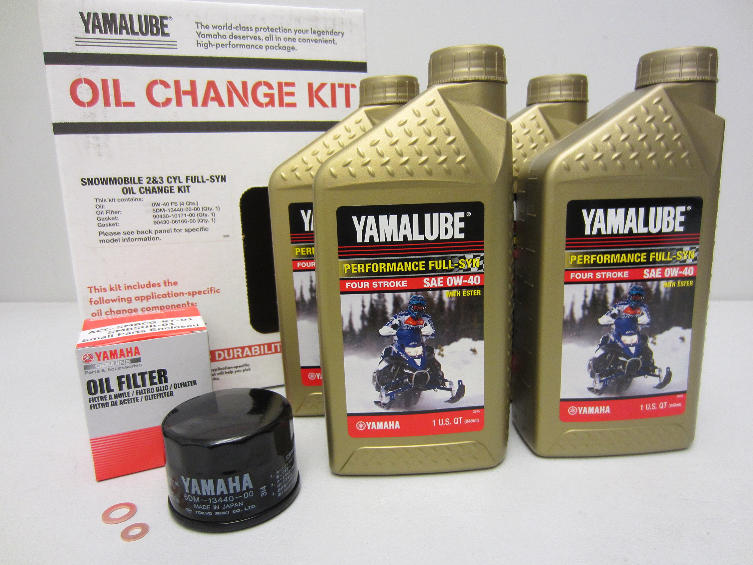 Yamaha LUB-SMBCG-KT-05 Snwmbl 2&3Cyl Fs Oil Chg/ 4Ct; LUBSMBCGKT05 Made by Yamaha