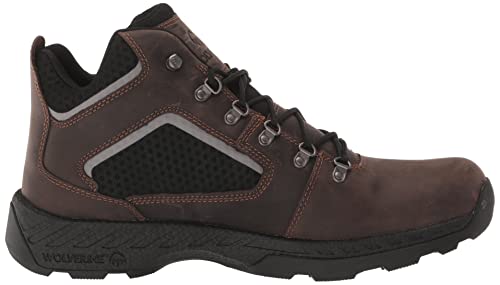 Wolverine Men's Guide Ultraspring Waterproof Construction Boot, Gravel, 10 X-Wide