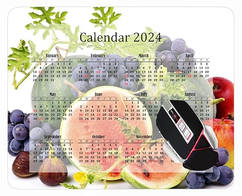 YENDOSTEEN Calendar 2024,Sky Rocks Sunset Ocean Surf Beach Mouse Pads Type1851