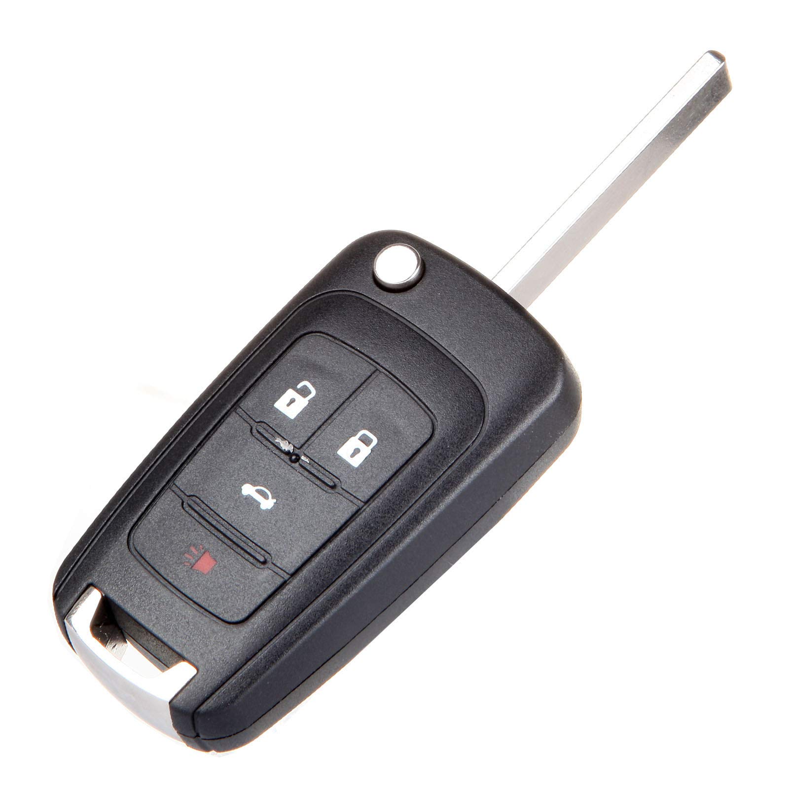 ZENITHIKE Replacement Keyless Entry for Smart Proximity Remote Key Fob Uncut Ignition Keyless 4 Buttons 10 11 12 13 14 15 16 for Chevy for Camaro for Cruze for Equinox for Malibu X 1 Ship from USA