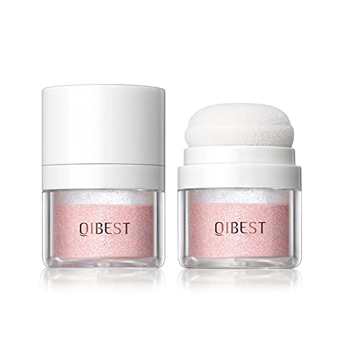 Yeweian Body Glitter, Polvo De Hadas Face Highlighter Makeup Powder, Body Shimmer Fairy Makeup, Bronzer Shine Foundation Blush, Lip Eye Hair Body Glitter Spray Powder Makeup (01Silver White)