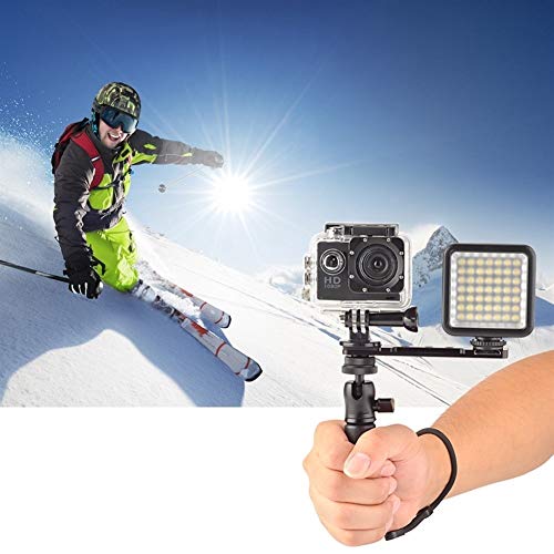 XIAOMINDIAN 2in1 Portable Action Camera+Smartphone Stabilizer Mount Hand Grip Video Vlogging Kit Phone Handle Holder Suitable for GoPro 8/7/6/5 Suitable for DJI Camera Accessories Camera Mount