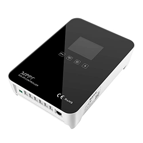SolarEpic 60A MPPT Solar Charge Controller 100V PV Input 12v/24v Battery System 800W Solar Panel Controller Works with Lead-Acid & Lithium Batteries