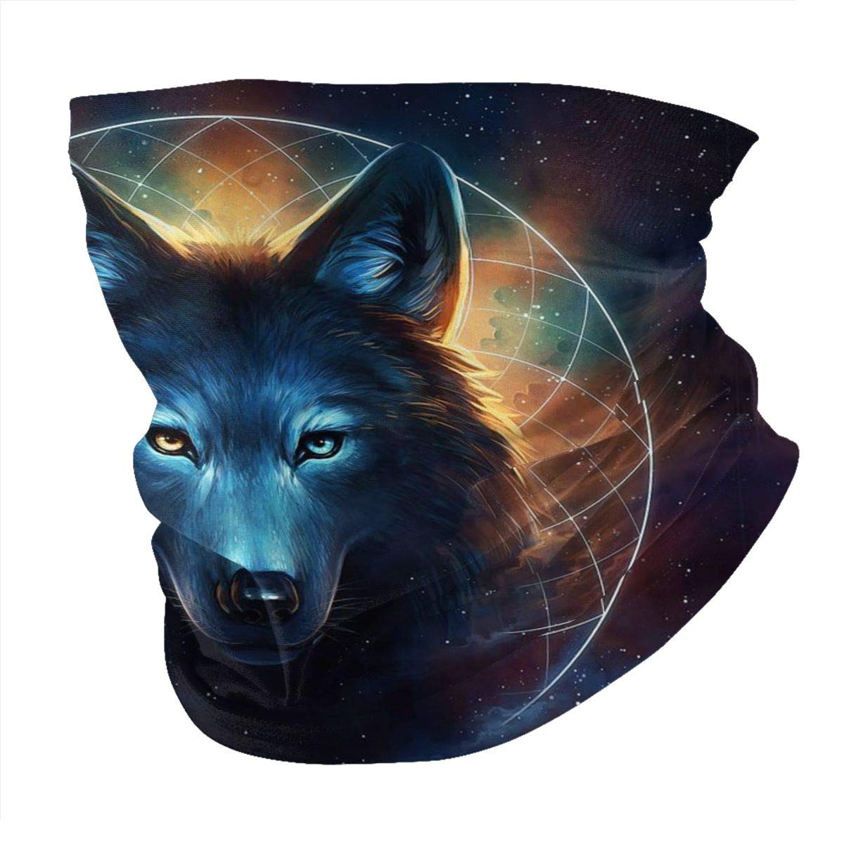 Wolf Neck Gaiter Face Scarf Mask-Dust, Sun Protection Cool Lightweight Windproof, Breathable Fishing Hiking Running Cycling