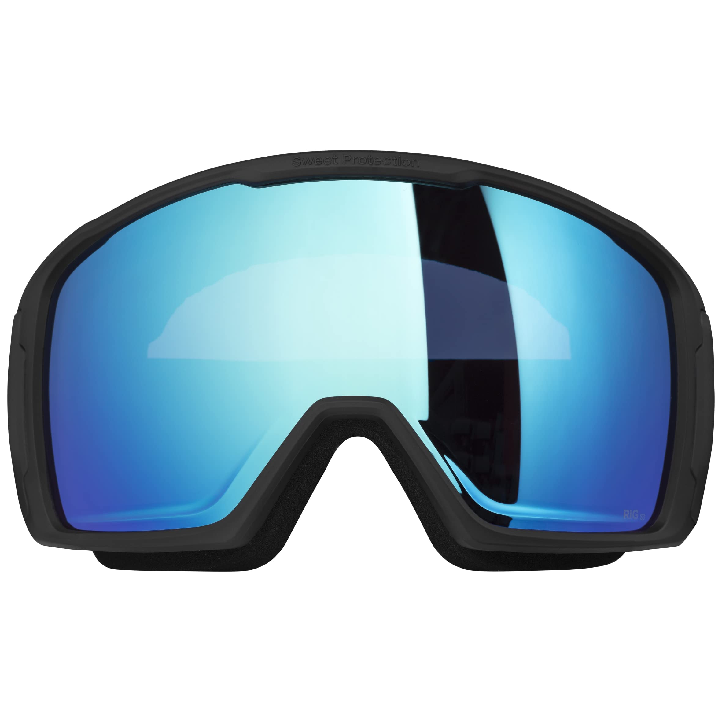 Sweet Protection Clockwork RIG Reflect Snow Goggles - UV Protection, Anti-Fog, and Interchangeable Lens, Bixbite/Satin White/White