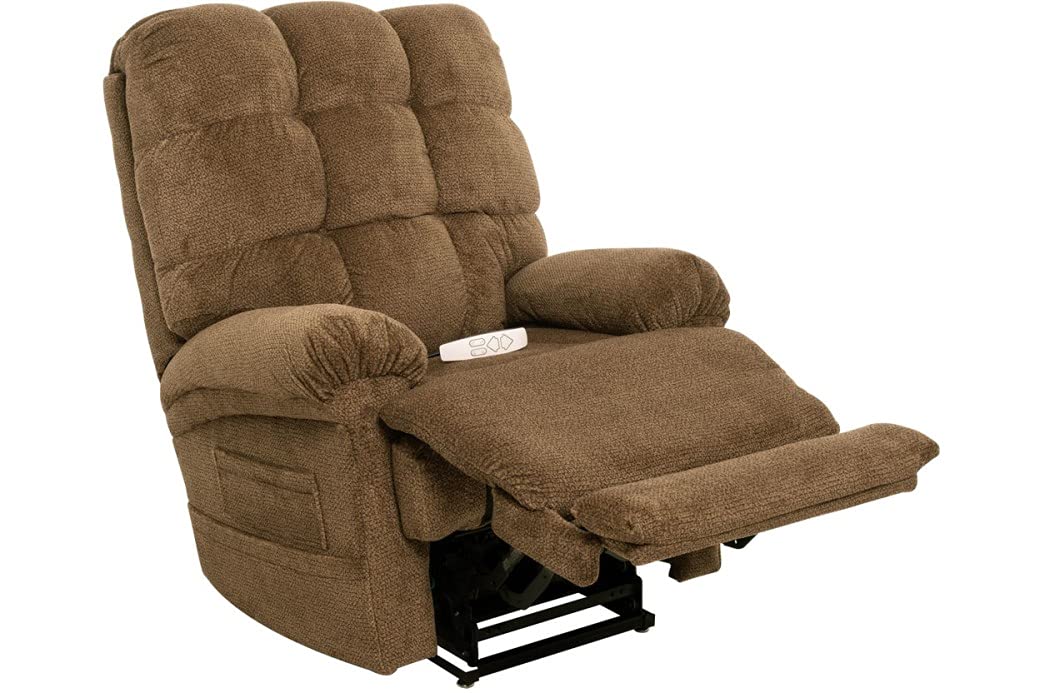Windermere Burton NM1650 Power Lift Chair Recliner Infinite Position with Trendelenburg by Mega Motion - NutMeg