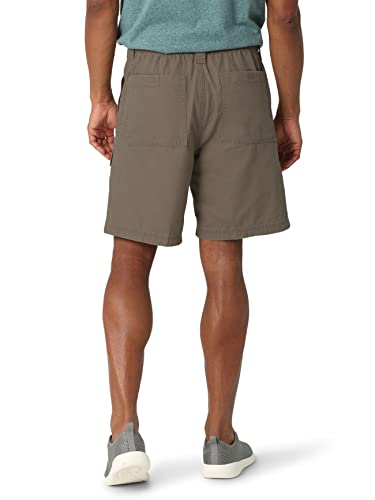 Wrangler Authentics Men's Canvas Utility Hiker Short, Earth Green, 33