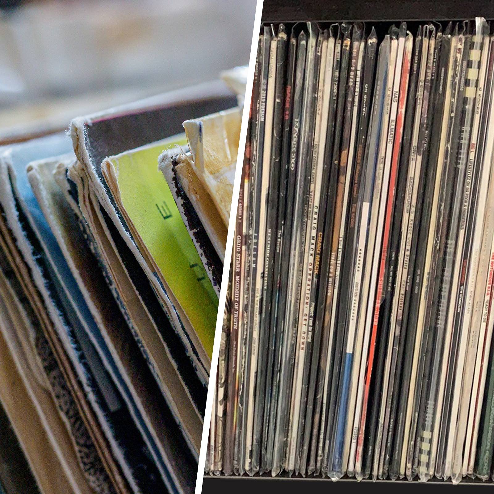 ZOLEF 100 12" anti static Vinyl Record Sleeves Combo Pack (50x 3mil Outer Sleeves & 50x Inner Round Bottom Sleeves), vinyl protective Crystal Clear Fit for Single & Double Lp Album Collection
