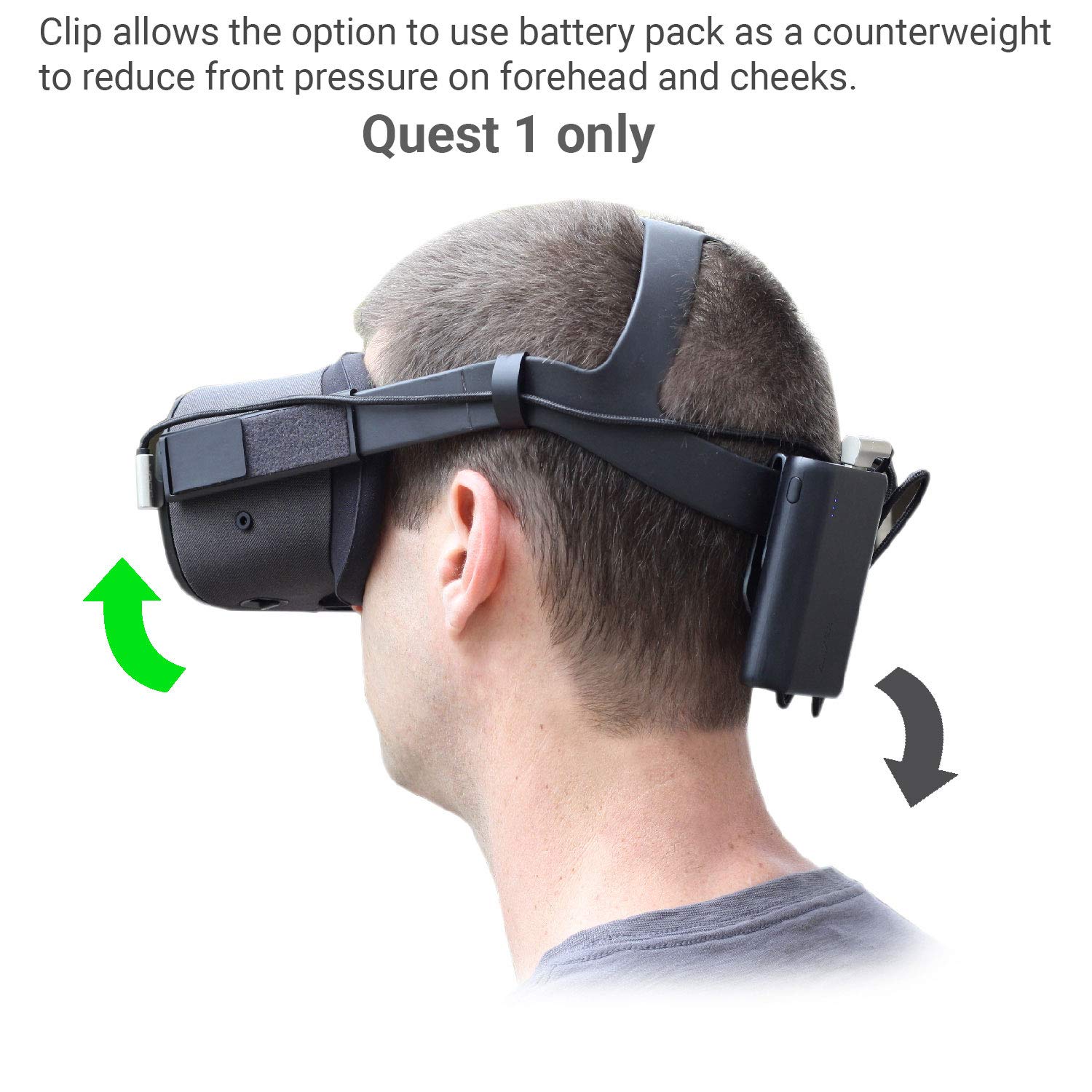 VRGE- USB Battery Power Bank Organizer Kit for Oculus Quest