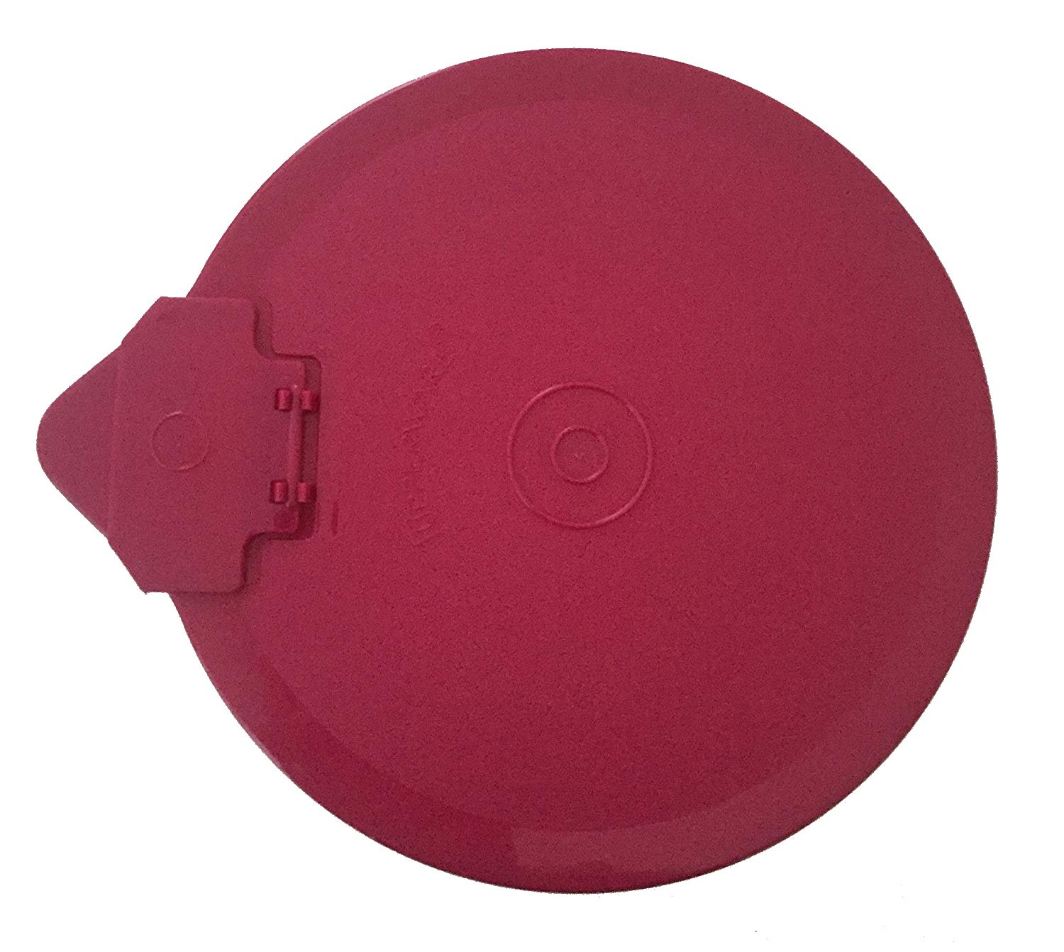 Tupperware 4 Cup Mix N Stor Batter Bowl Pitcher with Raspberry Red Seal BPA-Free