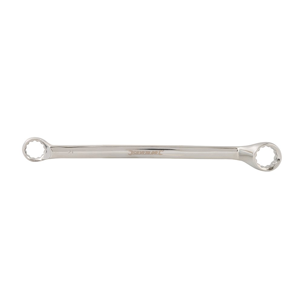 Silverline 447826 Deep Offset Ring Spanner 21 x 23 mm