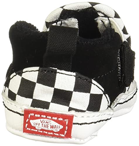 Vans Infant Checker Slip-On Black/True White Crib Size 3