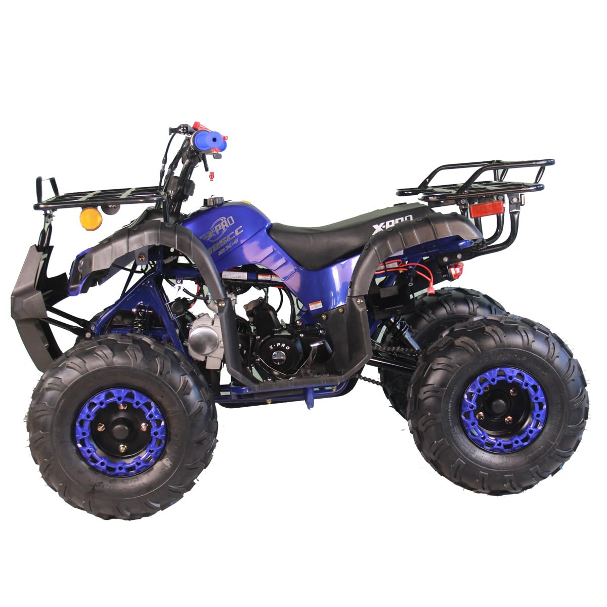 X-PRO ATV 4 Wheelers for Sale 125cc ATV Quad Four Wheelers Youth ATV 4 Wheelers with Remote Control(Blue)