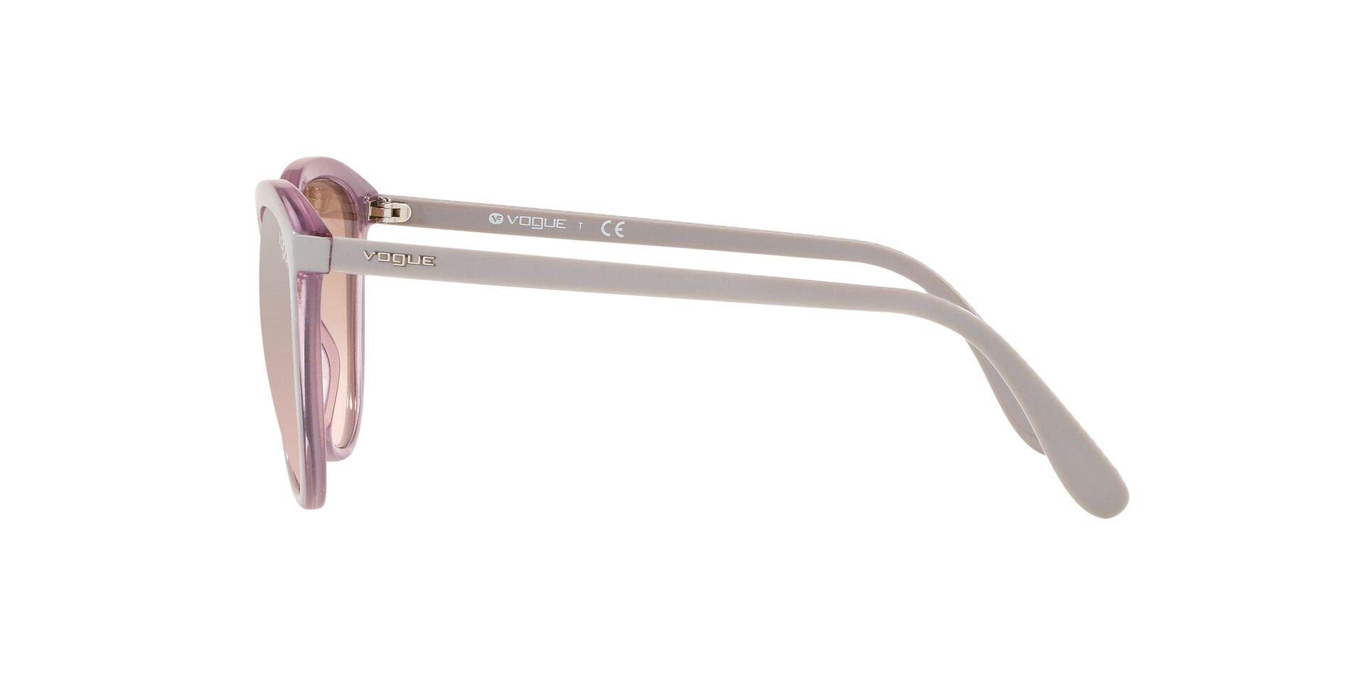 Vogue Eyewear Woman Sunglasses Black Frame, Grey Lenses, 57MM
