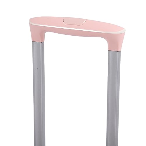 TUWEI Folding Rolling Crate, Large Capacity Collapsible Utility Cart Swivel Casters Multifunctional with Lid for Office (Pink)