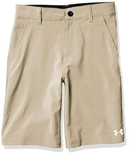 Under Armour Big Boy's UA Standard Short Shorts, Desert Sand, 16