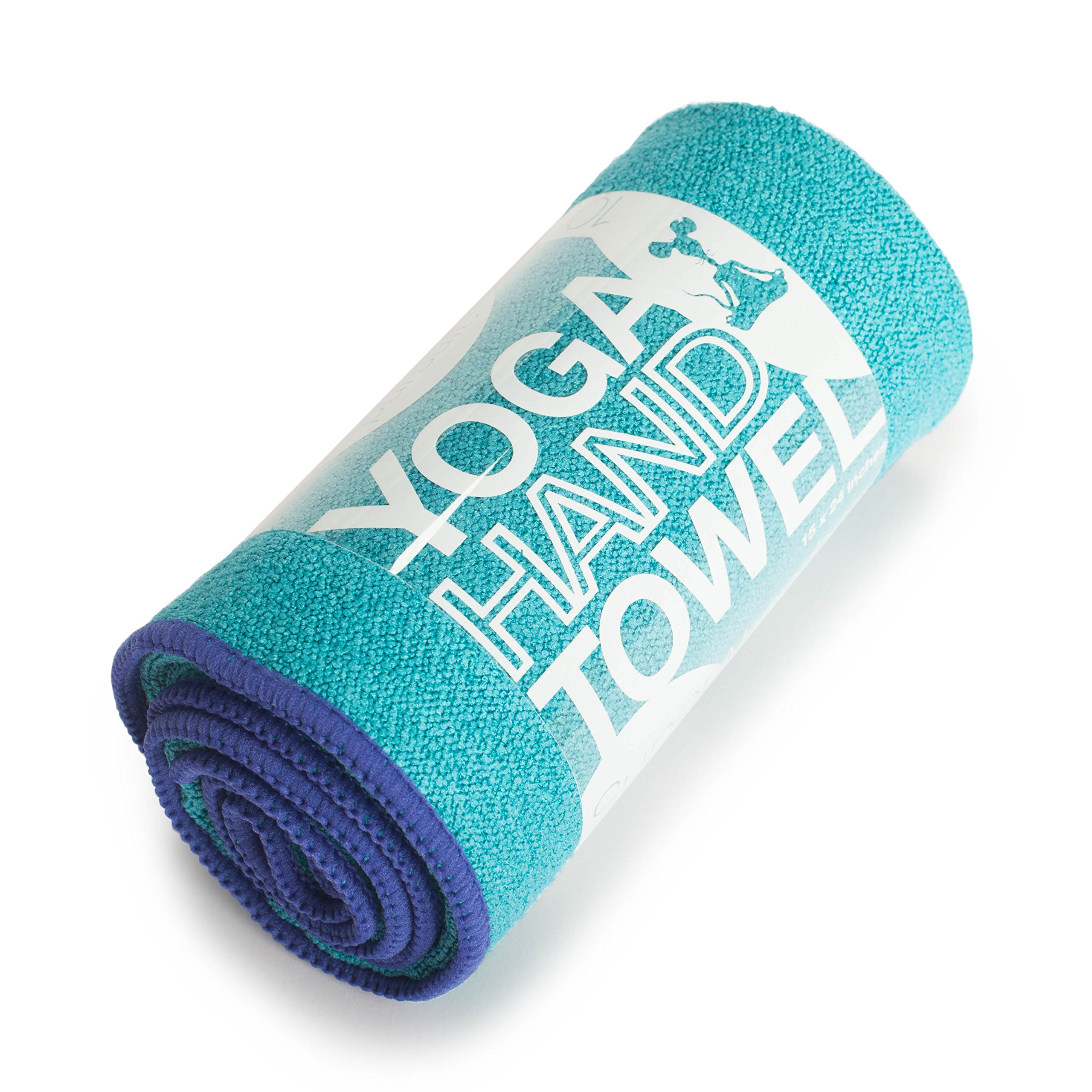 YogaRat Hand Towel - 100% Microfiber Hand Towels - Place Beside Your Mat During Practice - Wipe Sweat from Face and Hands During Exercise - Complements Your Yoga Mat Towel - 12" x 36"