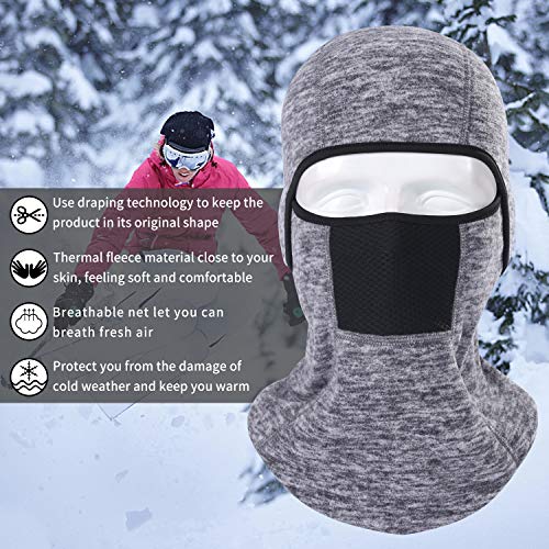 THINDUST Winter Balaclava Ski Mask for Men Women, Thermal Fleece Windproof Breathable Full Face Mask Neck Warmer
