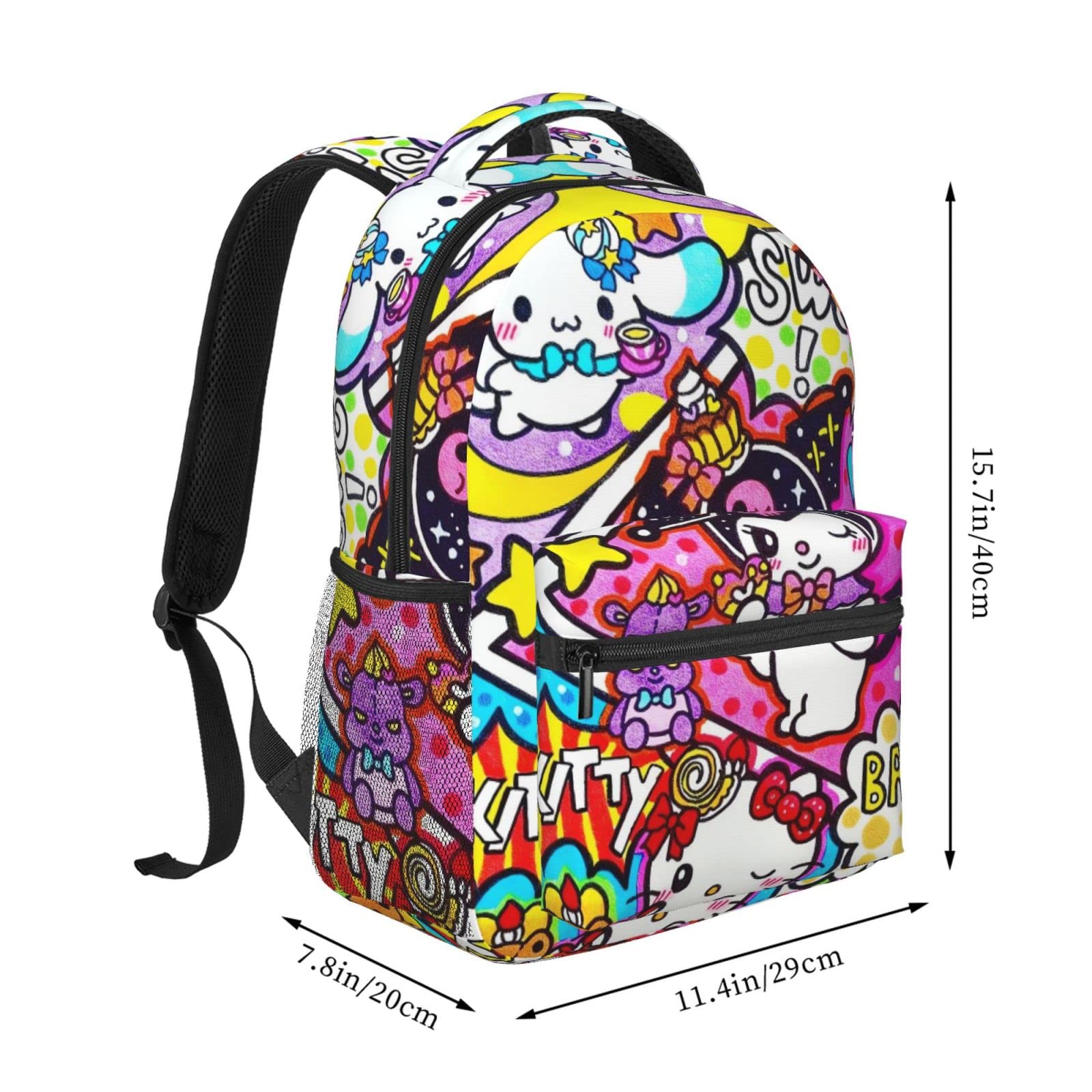 Zoyoen Kawaii Backpack Anime Travel Backpack Cute Laptop Backpack Unisex