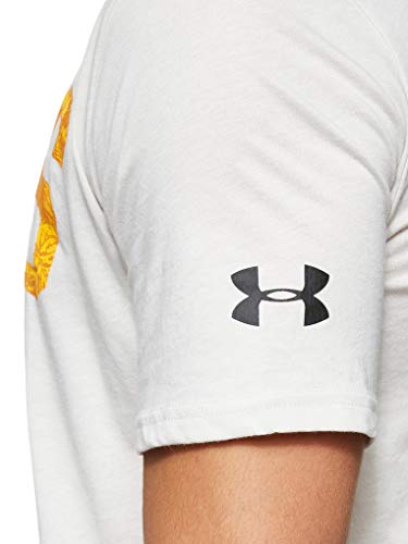 Under Armour Mens UA Project Rock T-Shirt (as1, Alpha, x_l, Regular, Regular, Focus/Summit White 110)