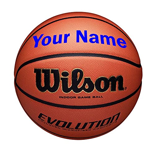 WILSON Customized Personalized Evolution Basketball Indoor Game Ball