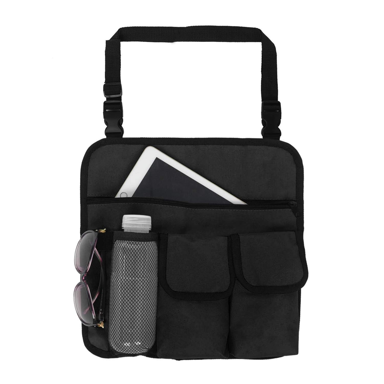 Ylucky Chair Armrest Organize Bag Outdoor Beach Chair Organizer Seat Hanging Storage Pouch Multi Pockets Armrest Beside Caddy Shoulder Bag