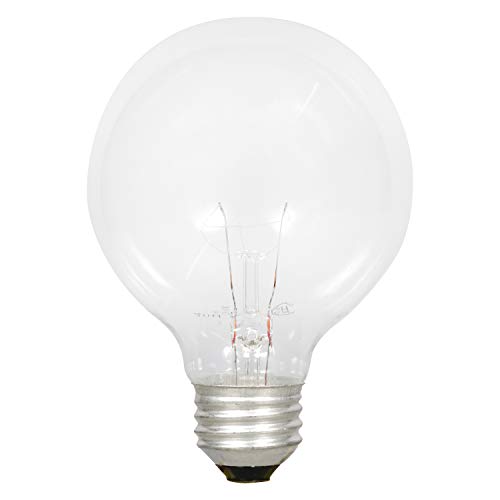 SYLVANIA G25 Incandescent Bulb, Medium Base, 40W, 2850K, Clear Bulbs