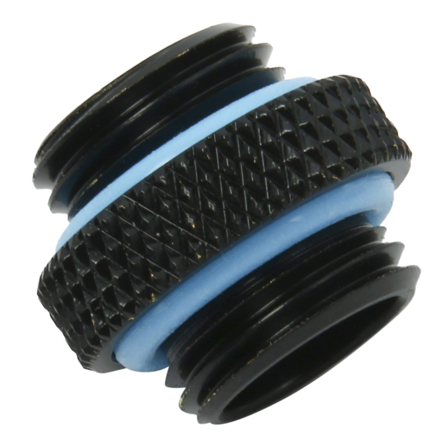 YaeCCC 6 Pack G1/4" inch 5mm Male to Male Fitting Matte Black