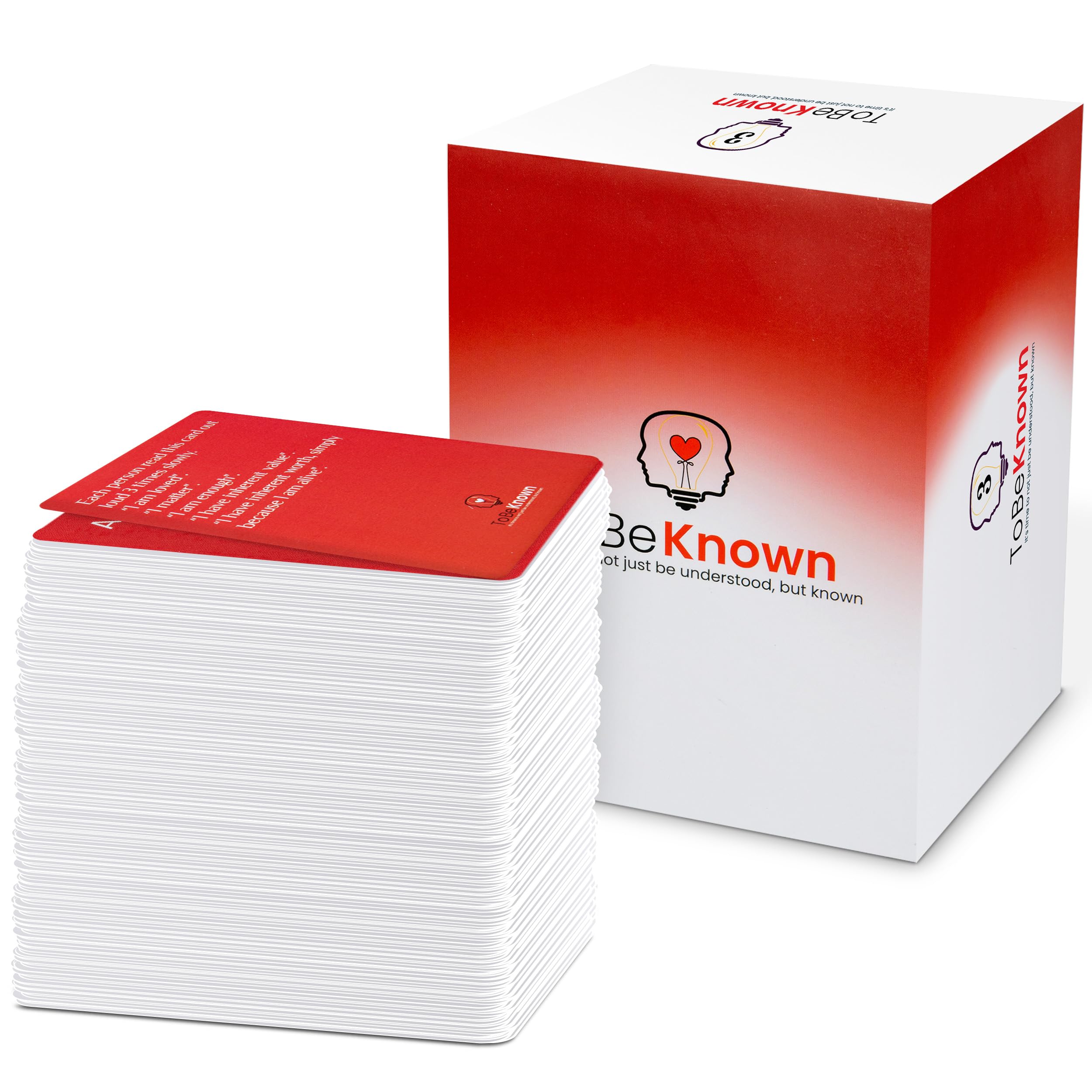 to Be Known Card Game - Valentine's Day Connect W/Your Lover 350 Questions Adult Card Game,Interactive Deck for Couples. Meaningful Conversations and Relationship Building