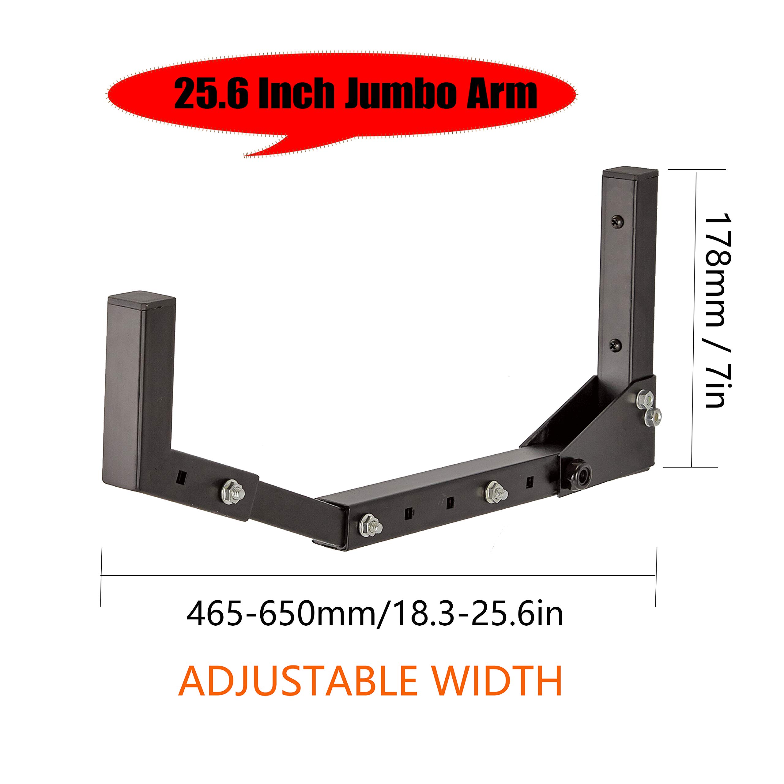 Ultrawall 25.6Inch Kayak Wall Mount, Kayak Holders for Garage, Foldable Kayak Hangers for Canoe, Kayak, Paddle Board, Surfboard