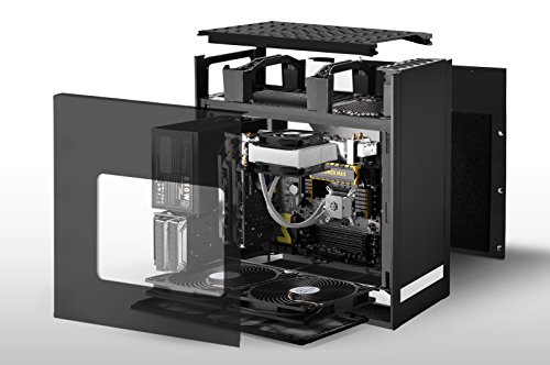Silverstone FT01S-W Aluminum ATX Mid Tower Uni-Body Computer Case with Window Side Panel - Retail (Silver)
