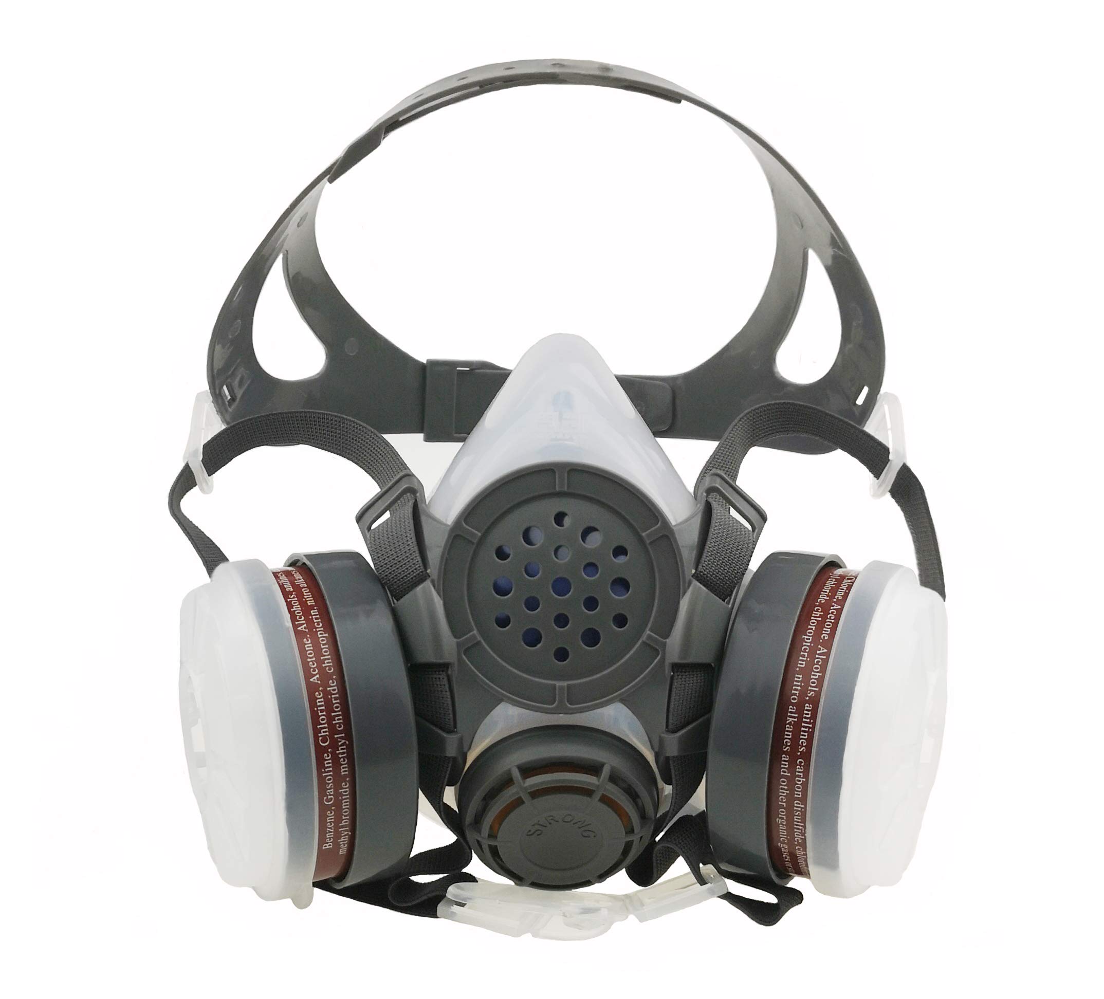 SYINE Safety Mask Industrial Gas Spray Paint Dustproof Breathing Respirator Mask,Medium,1 Set