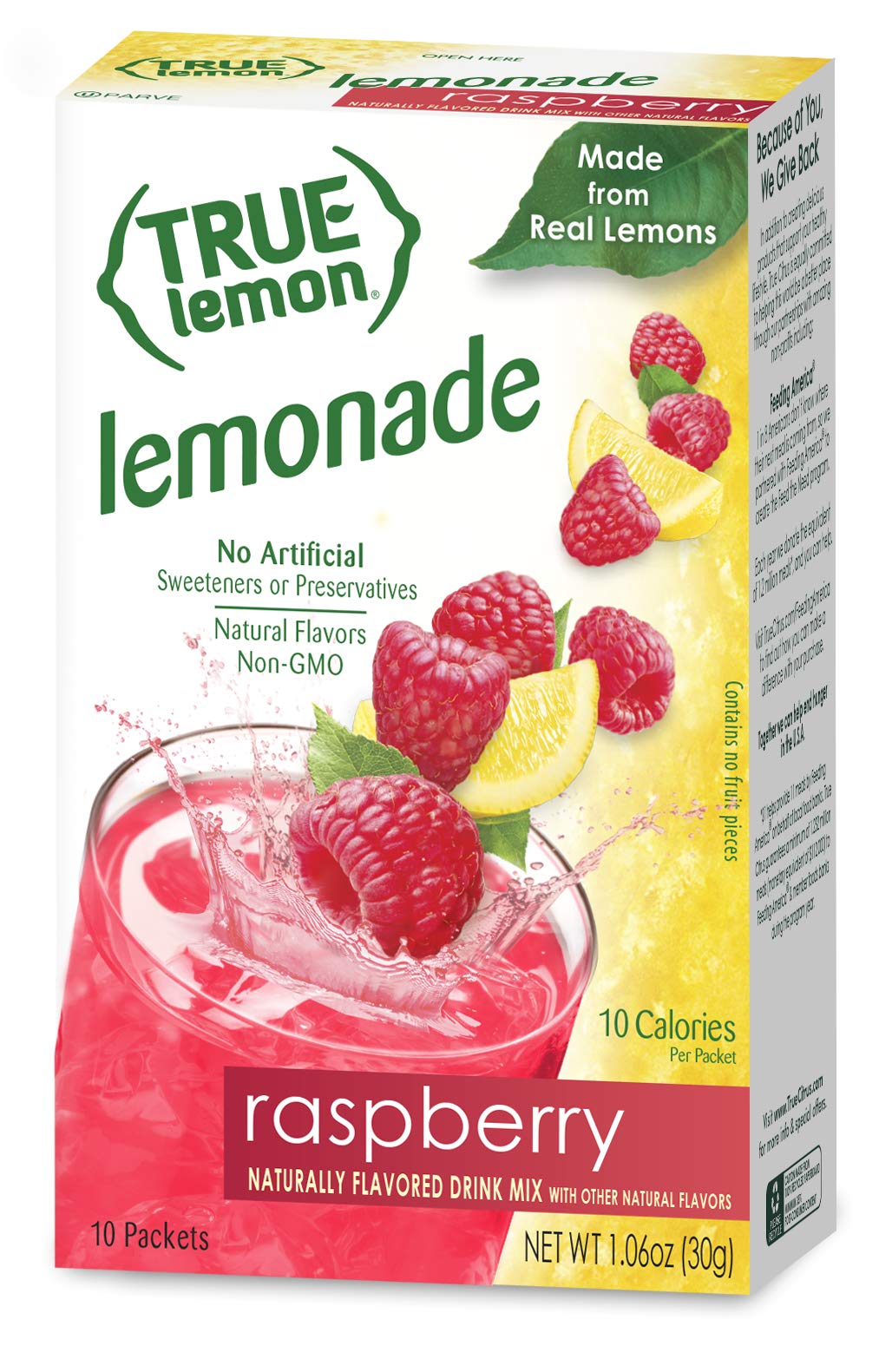 True Lemon Assorted Beverage & Lemonade Drink Mixes 10 Ct 1.06oz(Pack of 5)