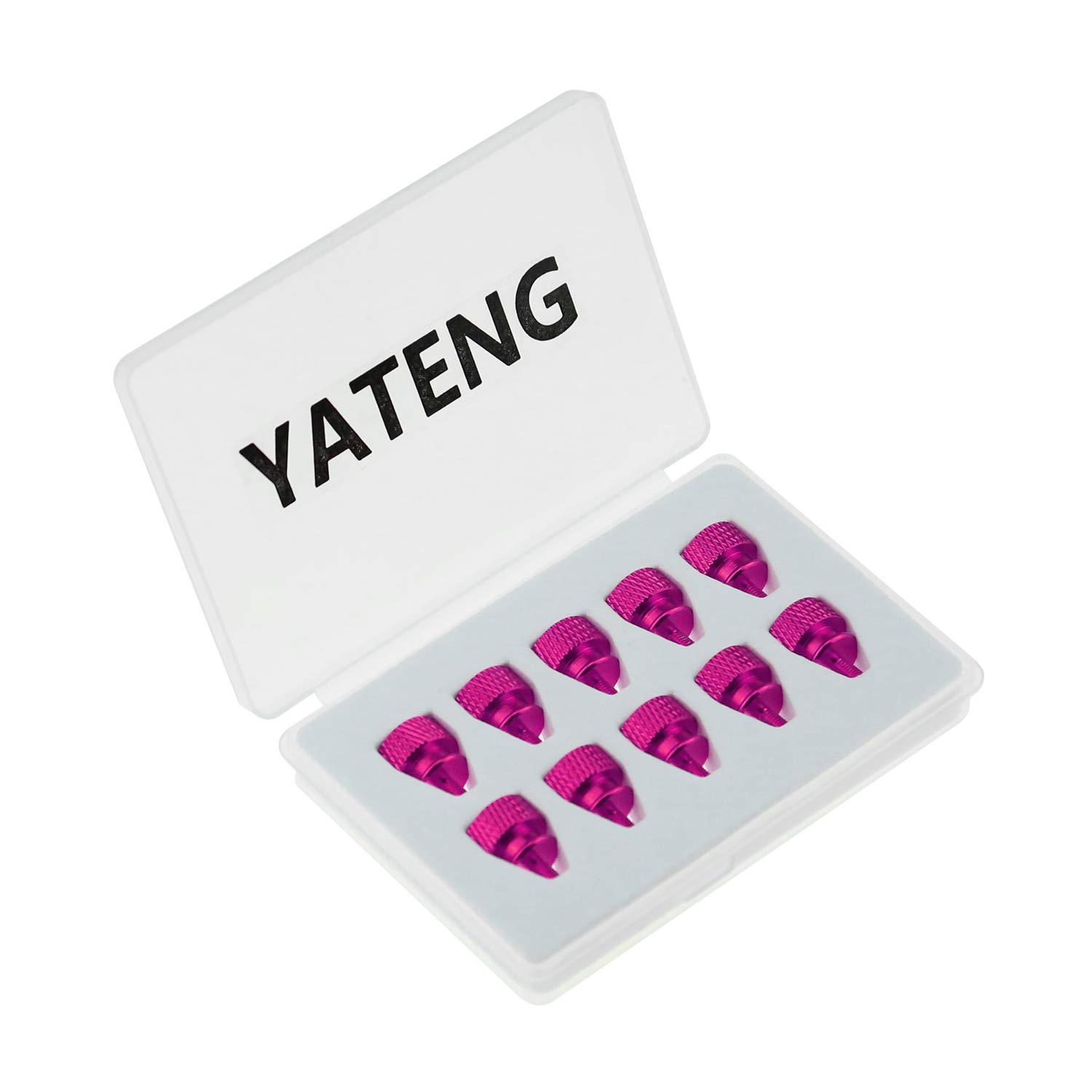 YATENG 10-pcs Anodized Aluminum Computer Case Thumbscrews (6-32 Thread) for Computer Cover / Power Supply / PCI Slots / Hard Drives DIY Personality Modification & beautification (Pink)