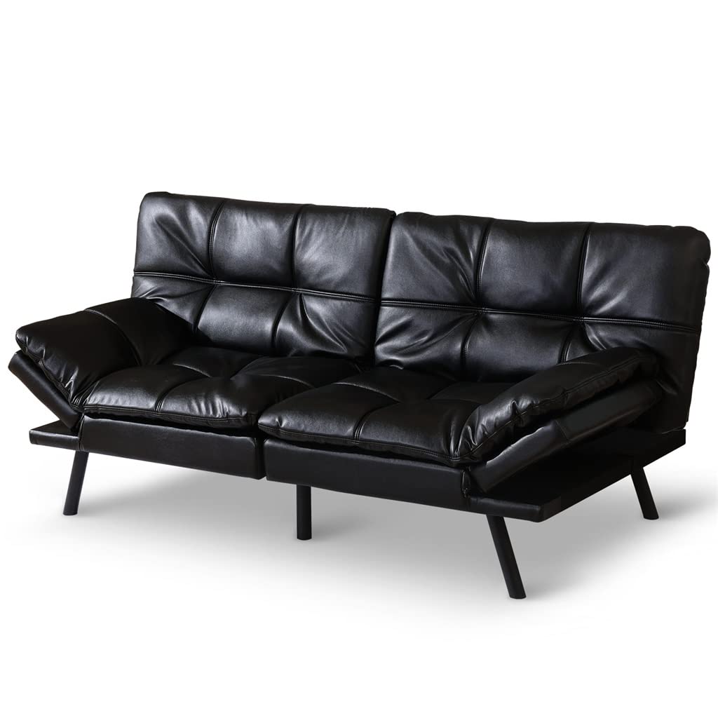 ZHYH Sofa Bed Linen Memory Foam Couch Convertible Love Seat for Compact Living Spaces Offices Apartments