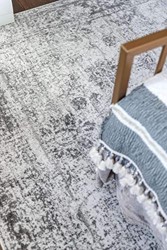 Unique Loom Sofia Collection Area Rug - Casino (9' x 12' Rectangle, Gray)